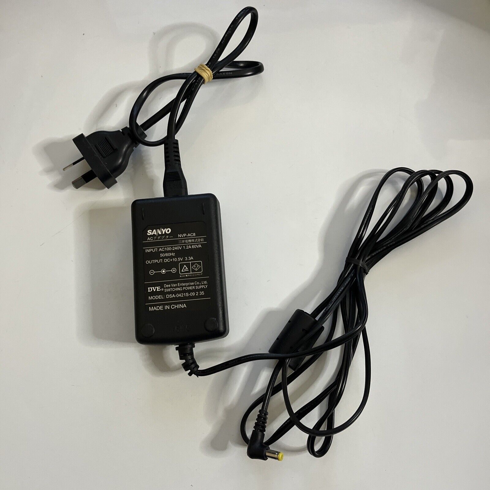 Genuine Sanyo NVP-AC8 AC Adapter 10.5V 3.3A Power Supply – Retro Unit