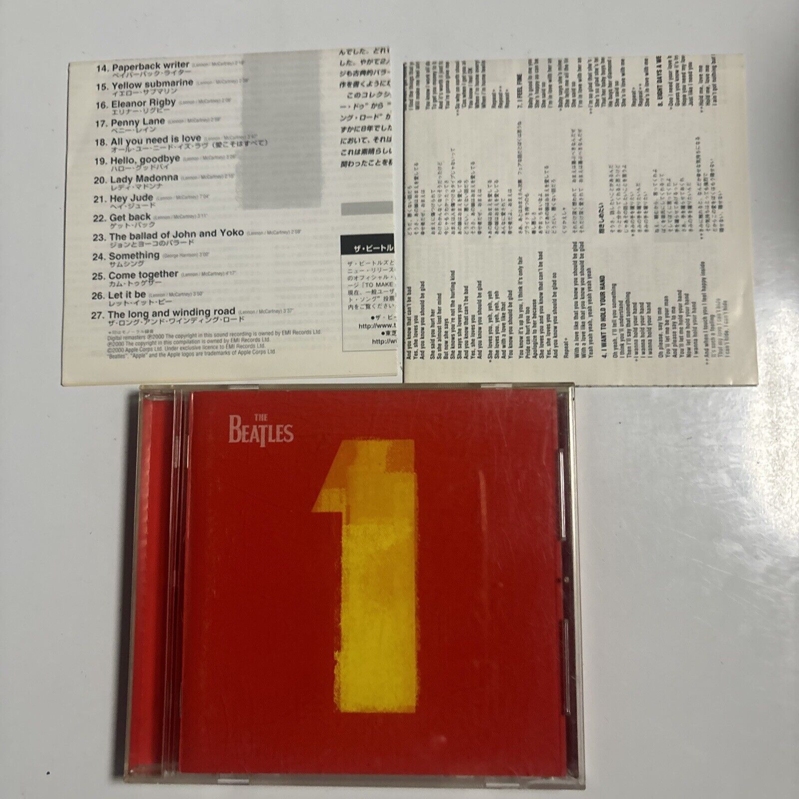 The Beatles - 1 (CD, 2000) Japan TOCP-65600 – Retro Unit