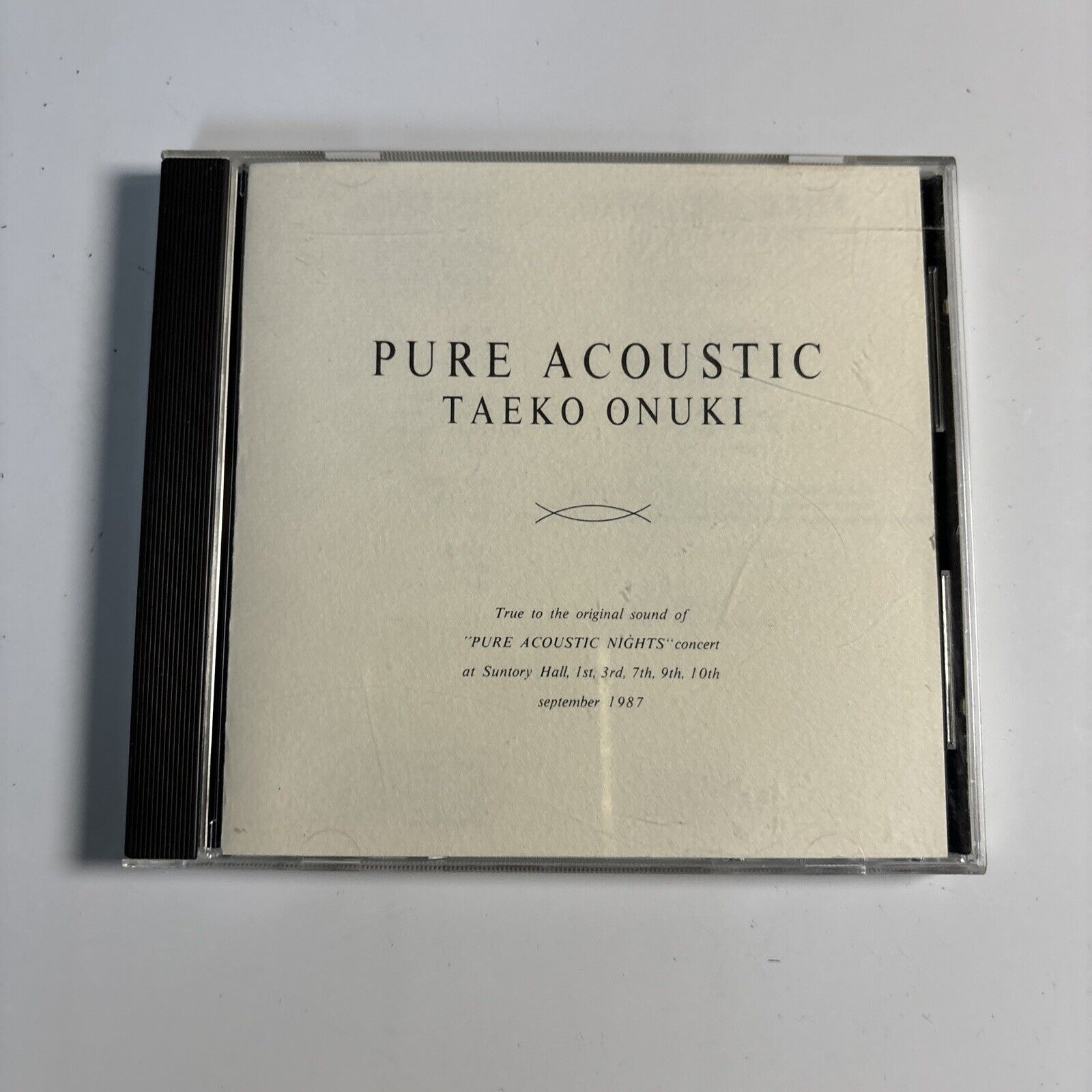 Taeko Onuki - Pure Acoustic (CD, 1987) Japan MCD-3 – Retro Unit
