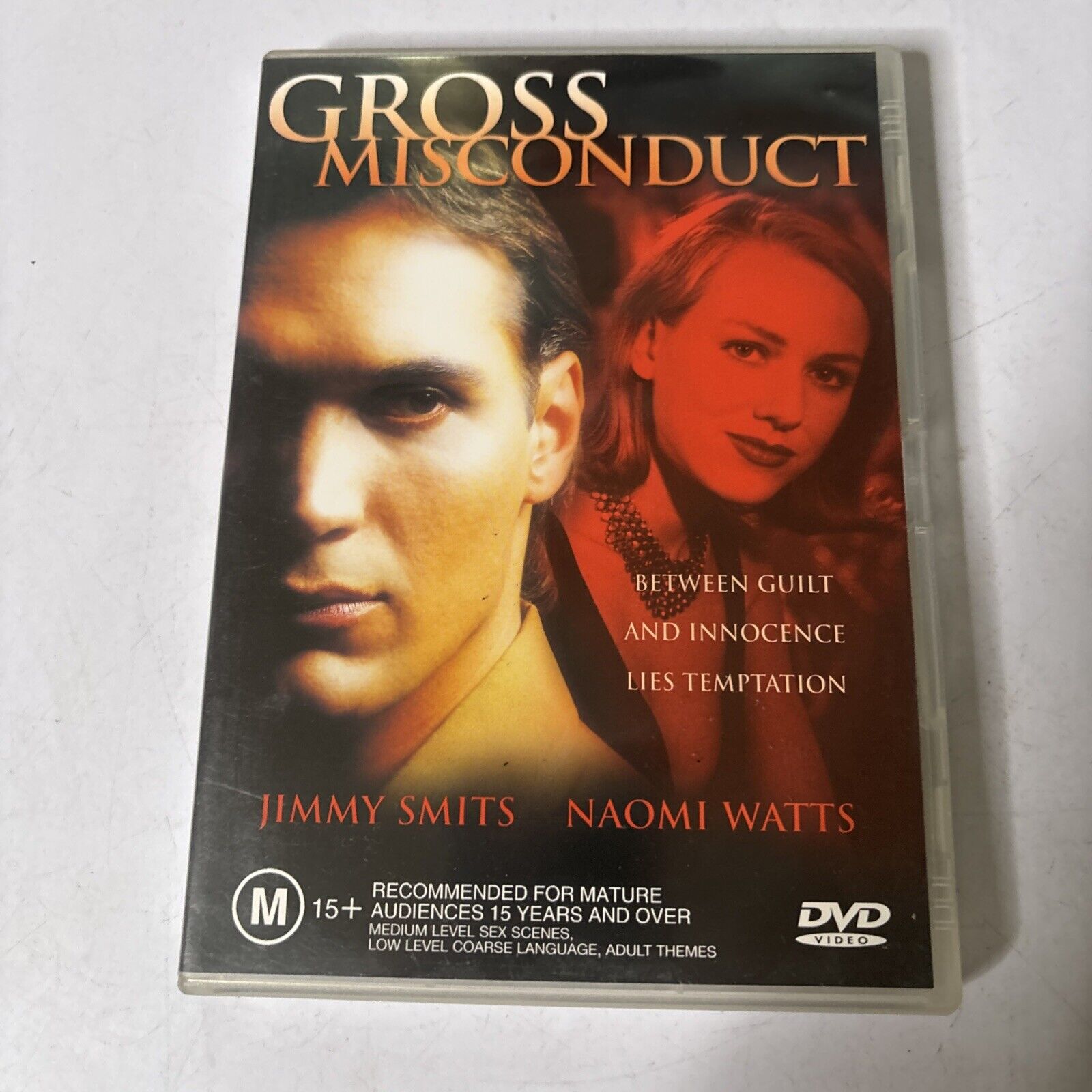 Gross Misconduct (DVD, 1993) Jimmy Smits, Naomi Watts Region 4 – Retro Unit