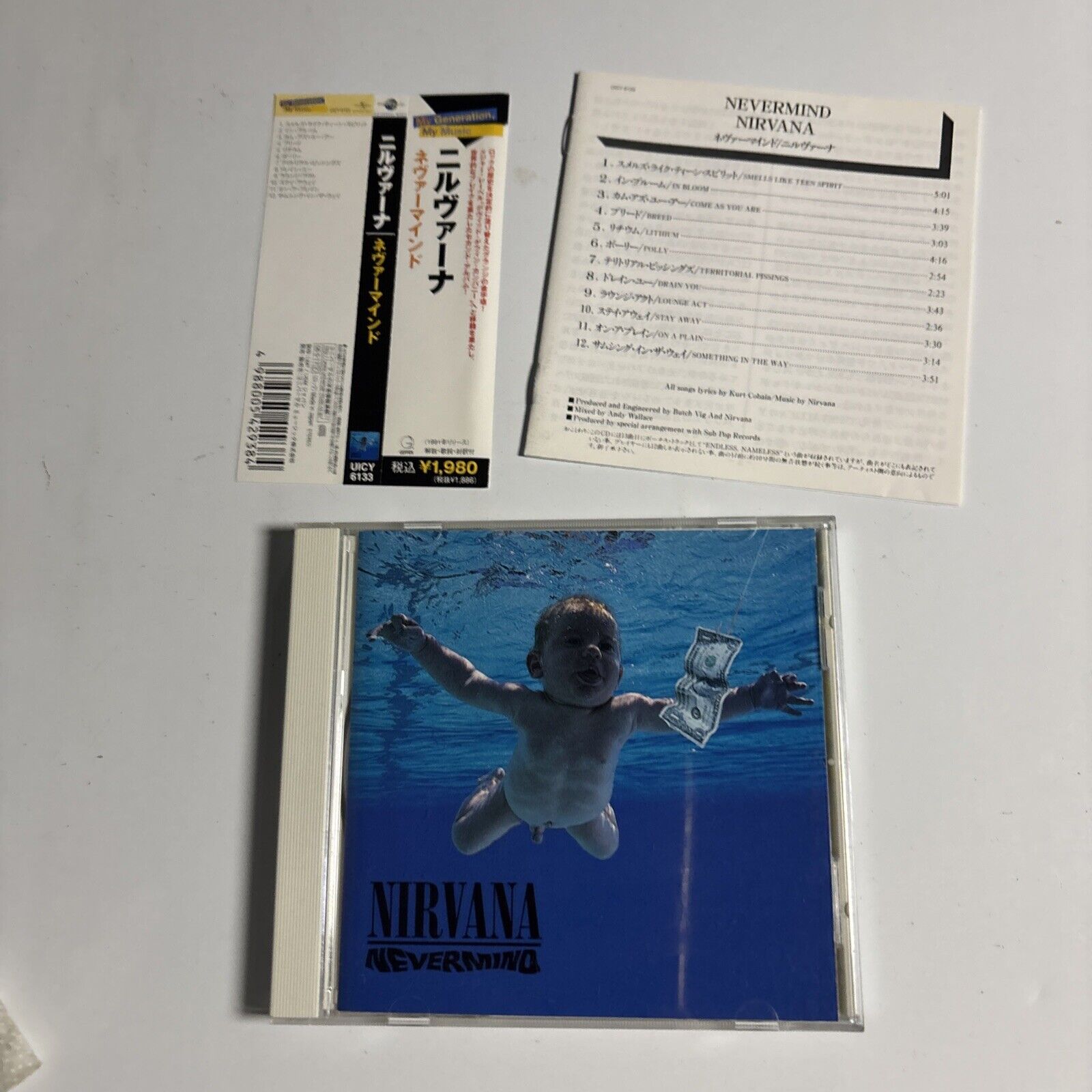 Nirvana – Nevermind (CD, 2006) uicy-6133 Japan obi – Retro Unit