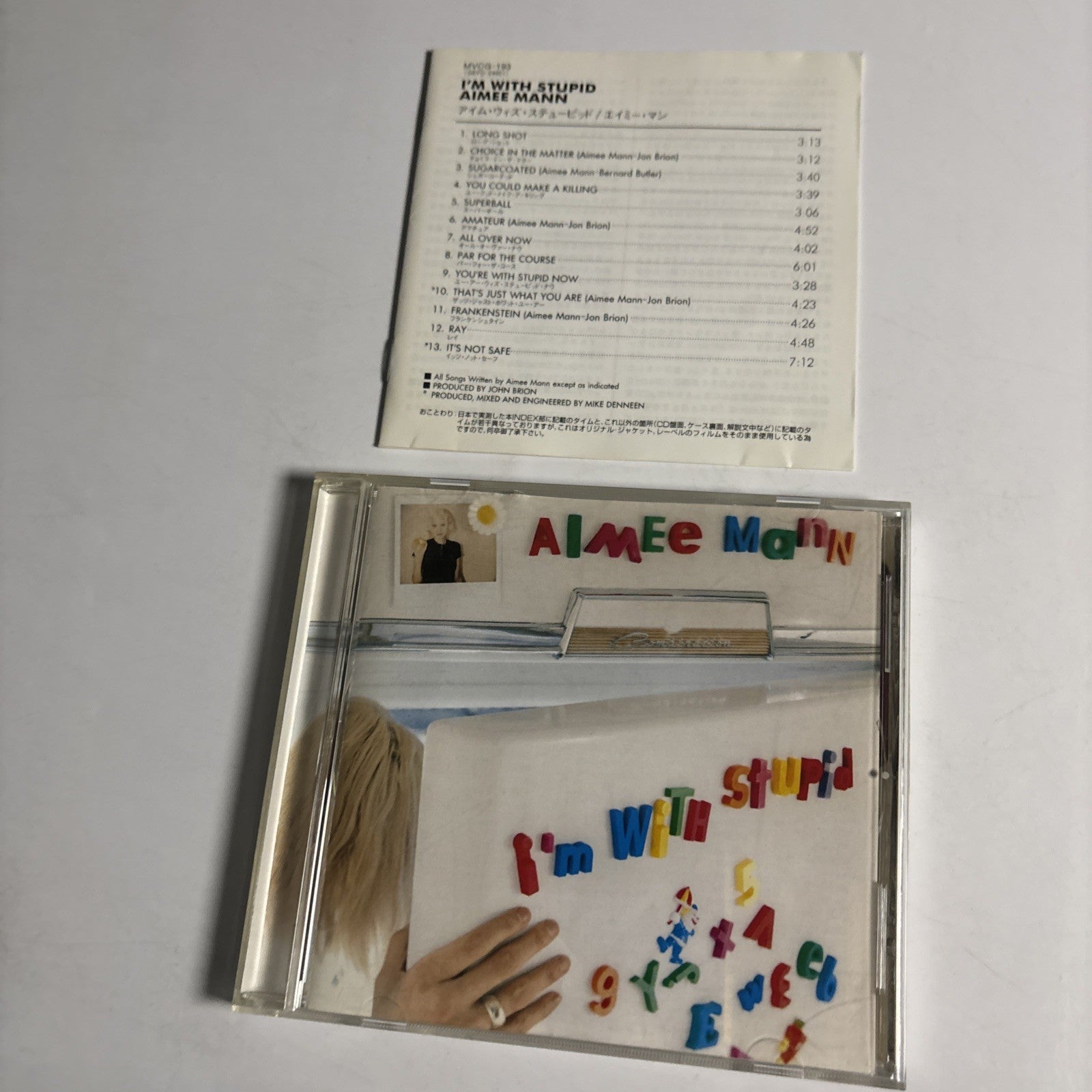 Aimee Mann – I'm With Stupid (CD, 1996) Japan MVCG-193 – Retro Unit