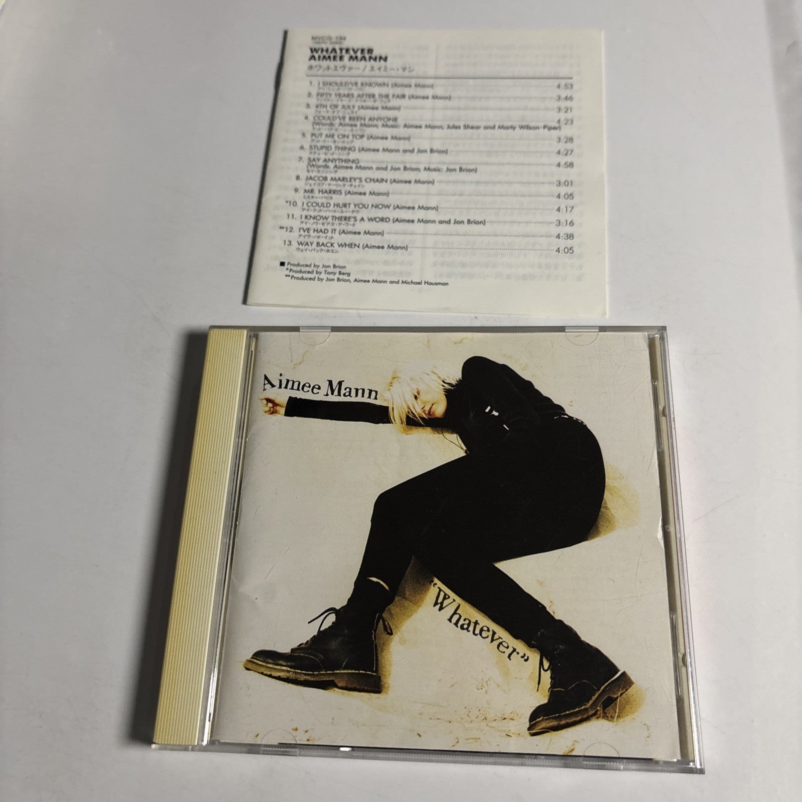Aimee Mann – Whatever (CD, 1993) Japan BVCP-638 – Retro Unit