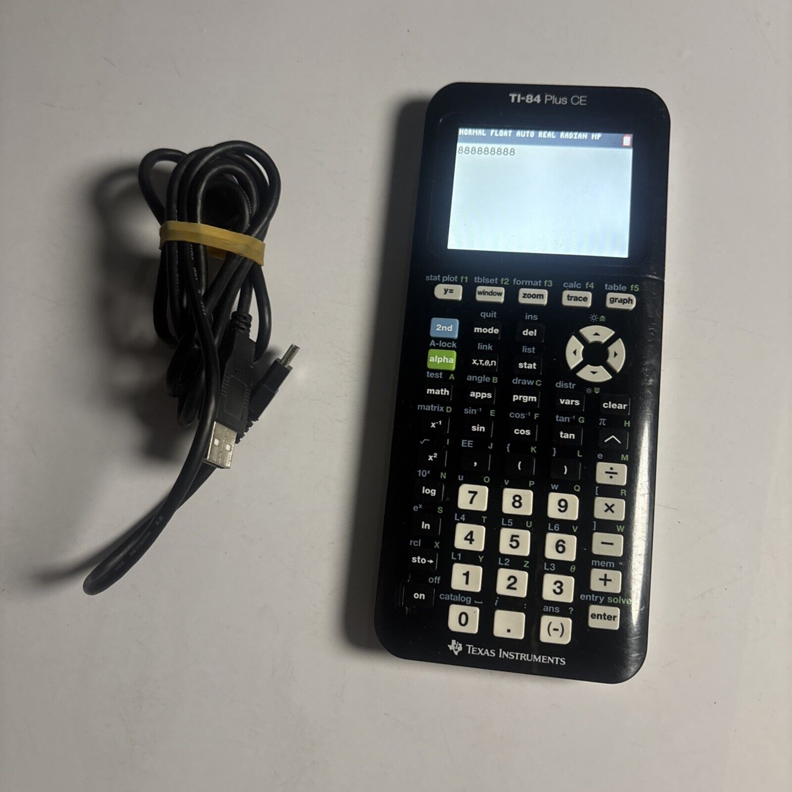 Texas Instruments Ti 84 Plus CE Colour Graphing Calculator Ti84plusce ...
