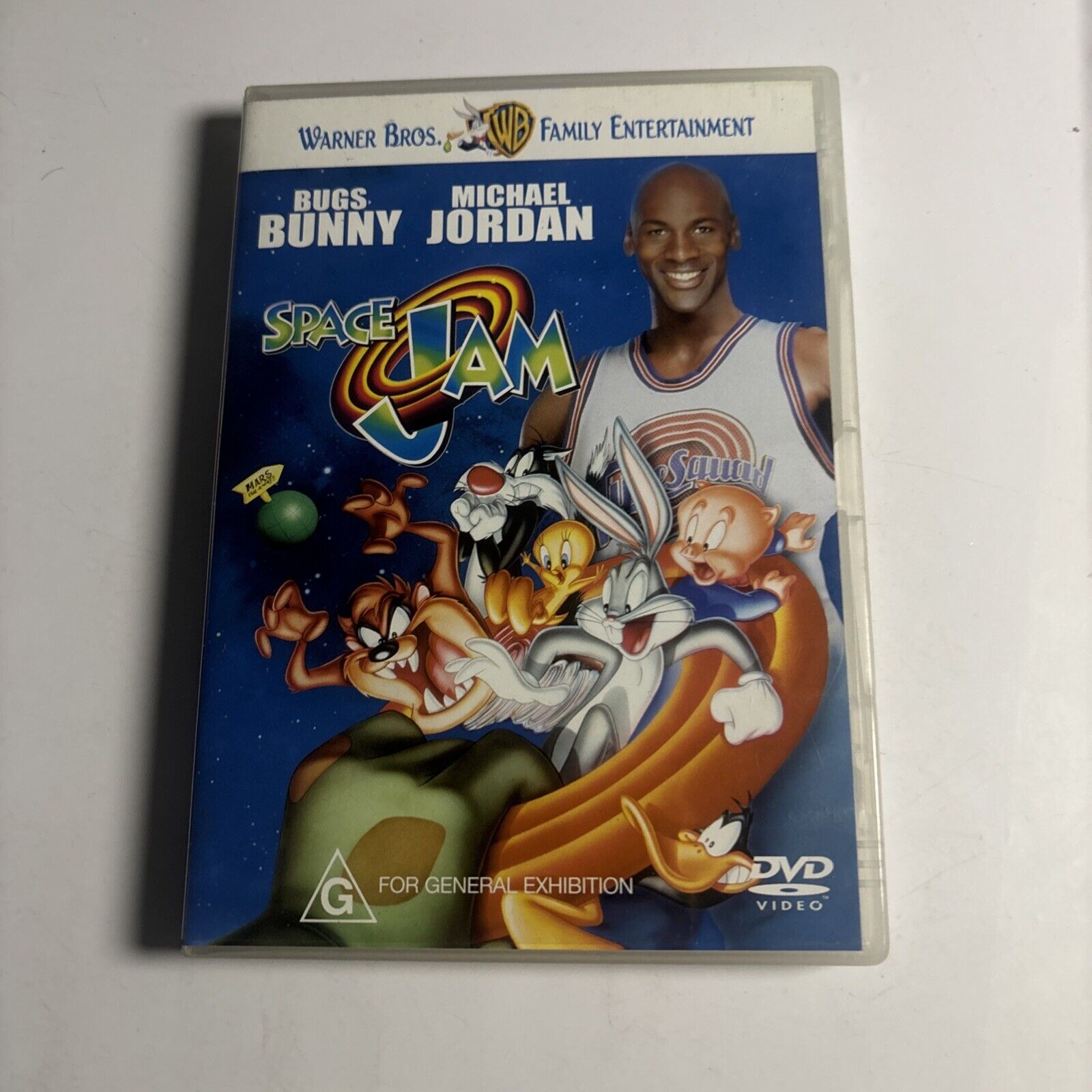 Space Jam (DVD, 1996) Michael Jordan, Bill Murray, Charles Barkley Reg ...
