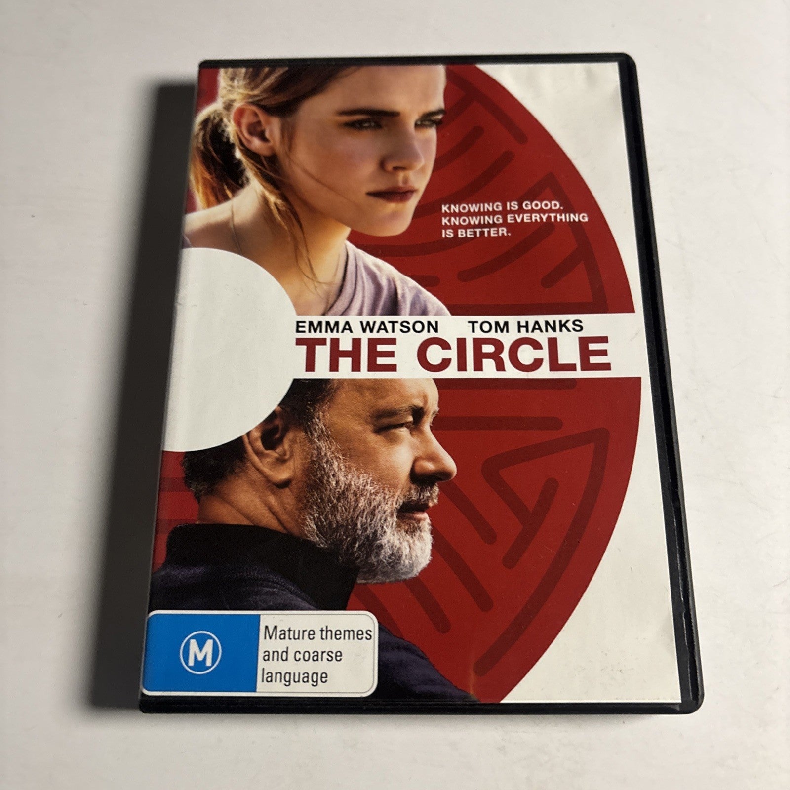 The Circle (DVD, 2017) Tom Hanks, Emma Watson Region 4 NEW – Retro Unit