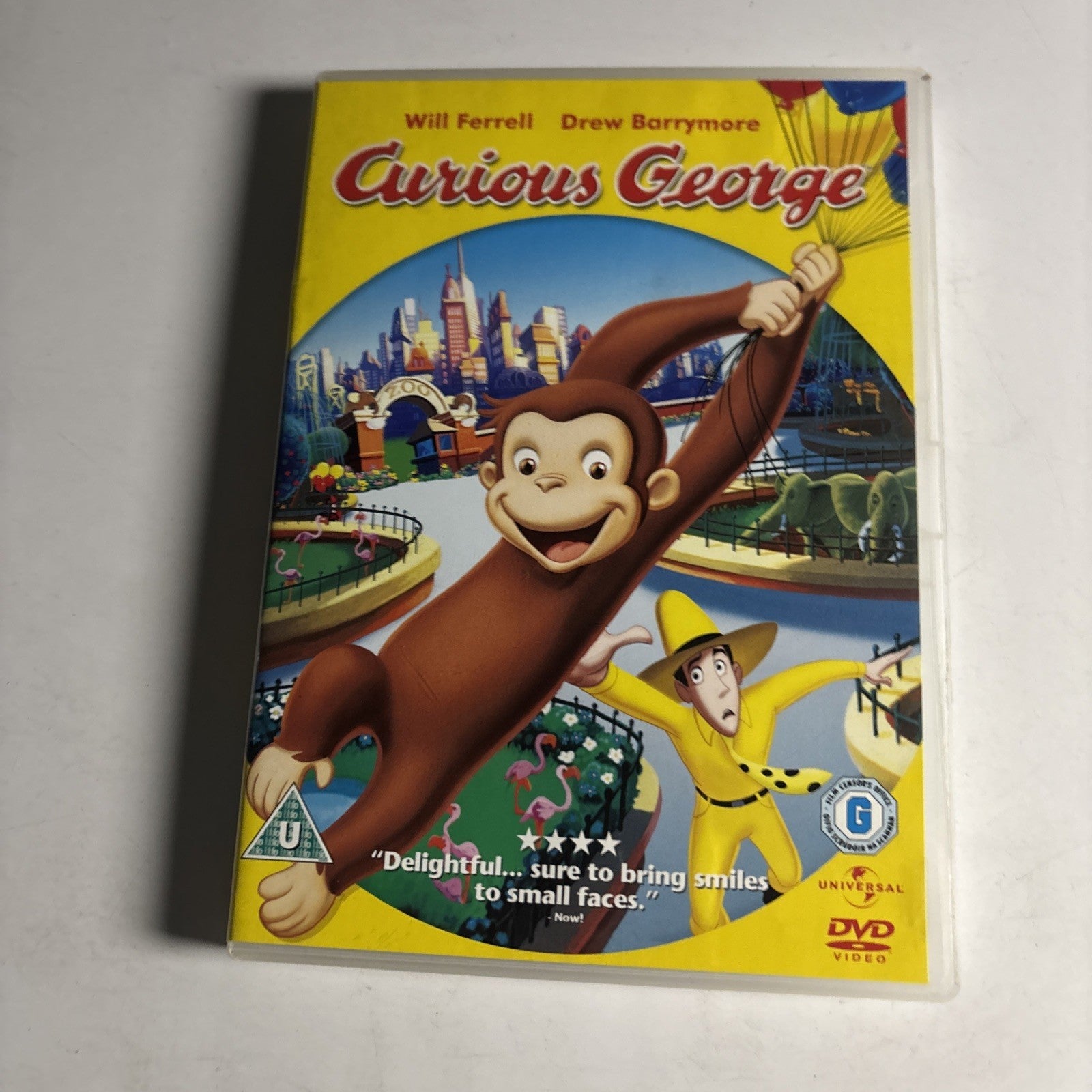 Curious George (DVD, 2006) Will Ferrell, Drew Barrymore Region 4 &2 ...