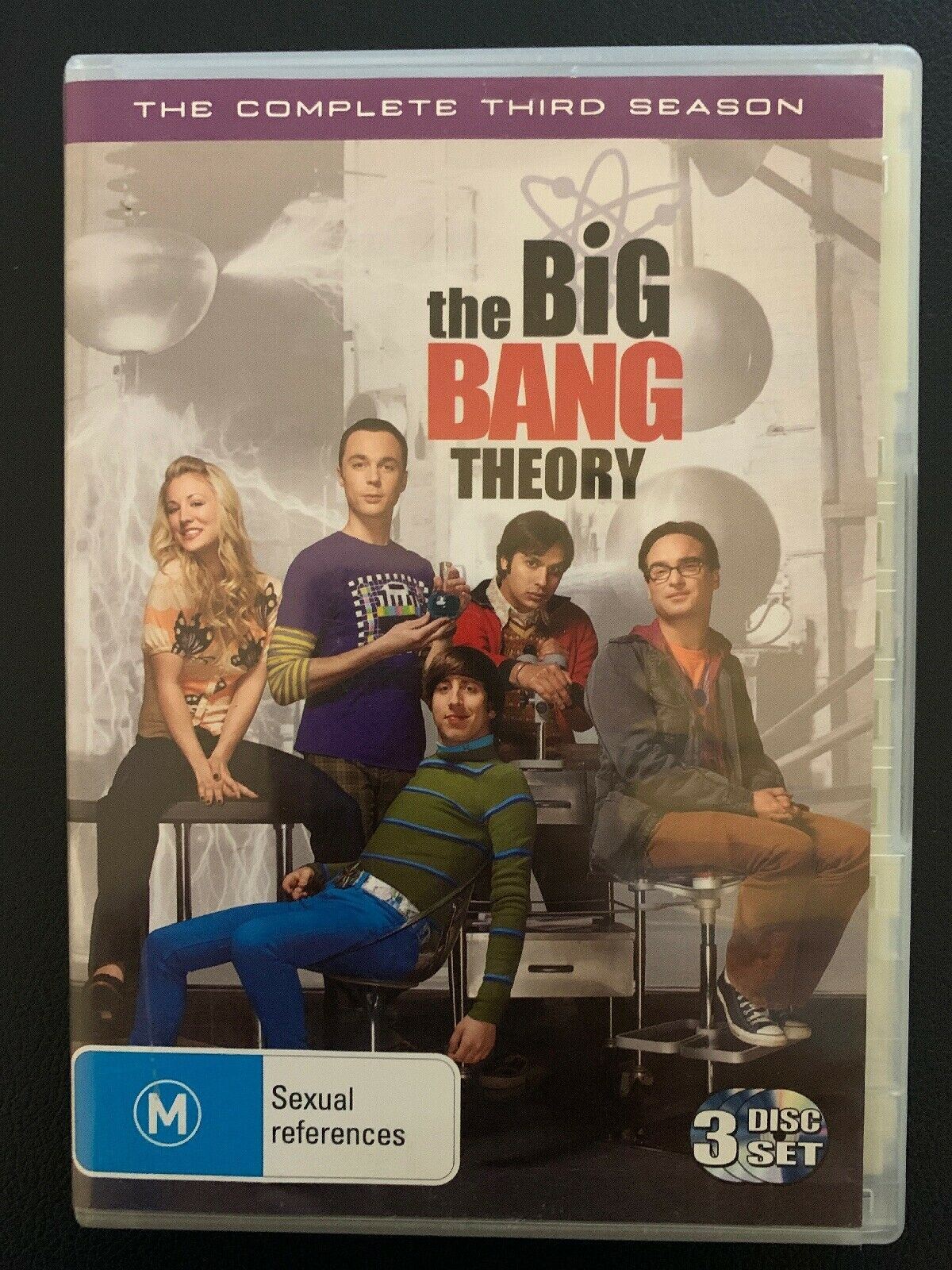 The Big Bang Theory : Season 3 (DVD, 2013, 3-Disc Set) – Retro Unit