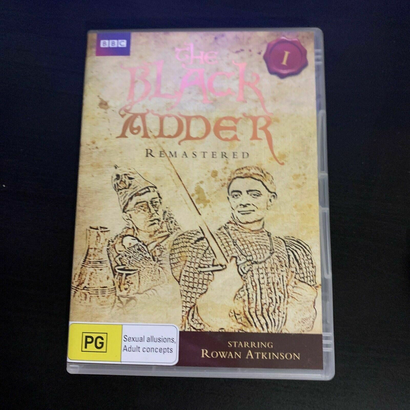 Black Adder : Series 1 - Remastered (DVD, 1983) Rowan Atkinson. Region – Retro Unit