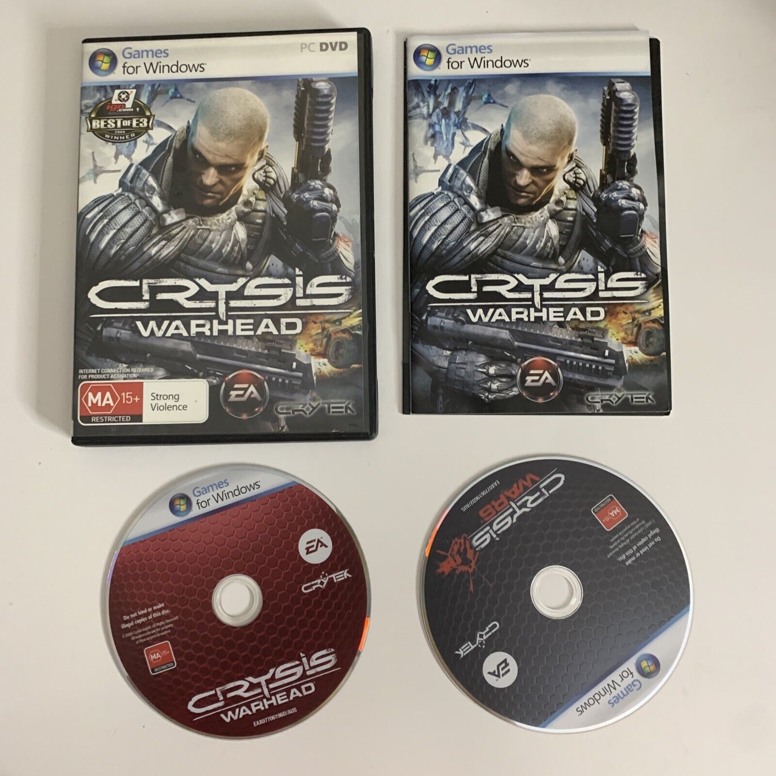 Crysis Warhead PC Windows Shooter 2008 Game Complete – Retro Unit