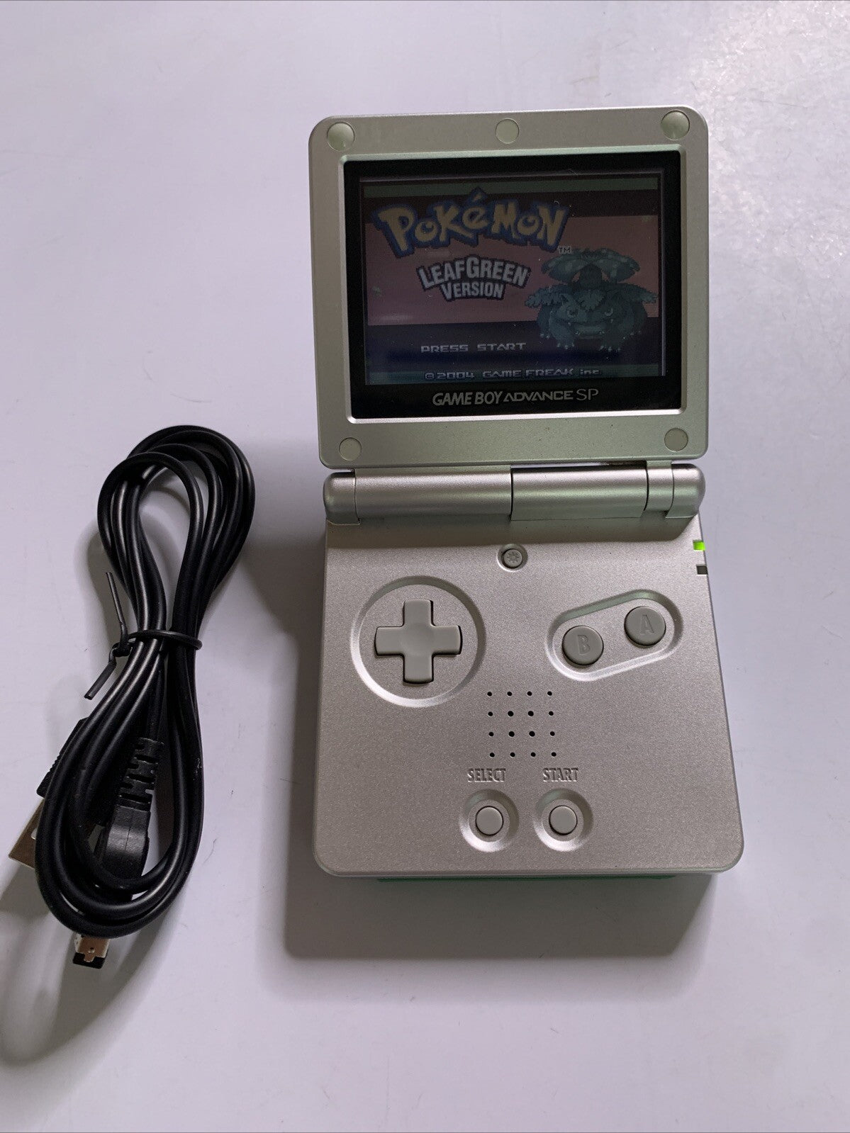 Nintendo Game Boy Advance SP Silver Handheld Console AGS-001 – Retro Unit