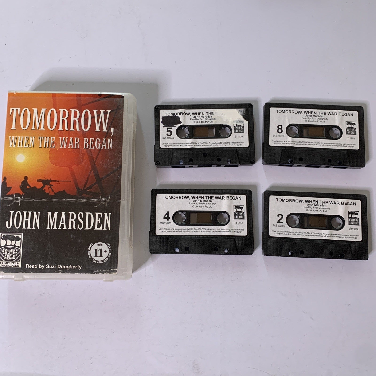 Tomorrow When The War Began by John Marsden Audio Cassette Audiobook ...