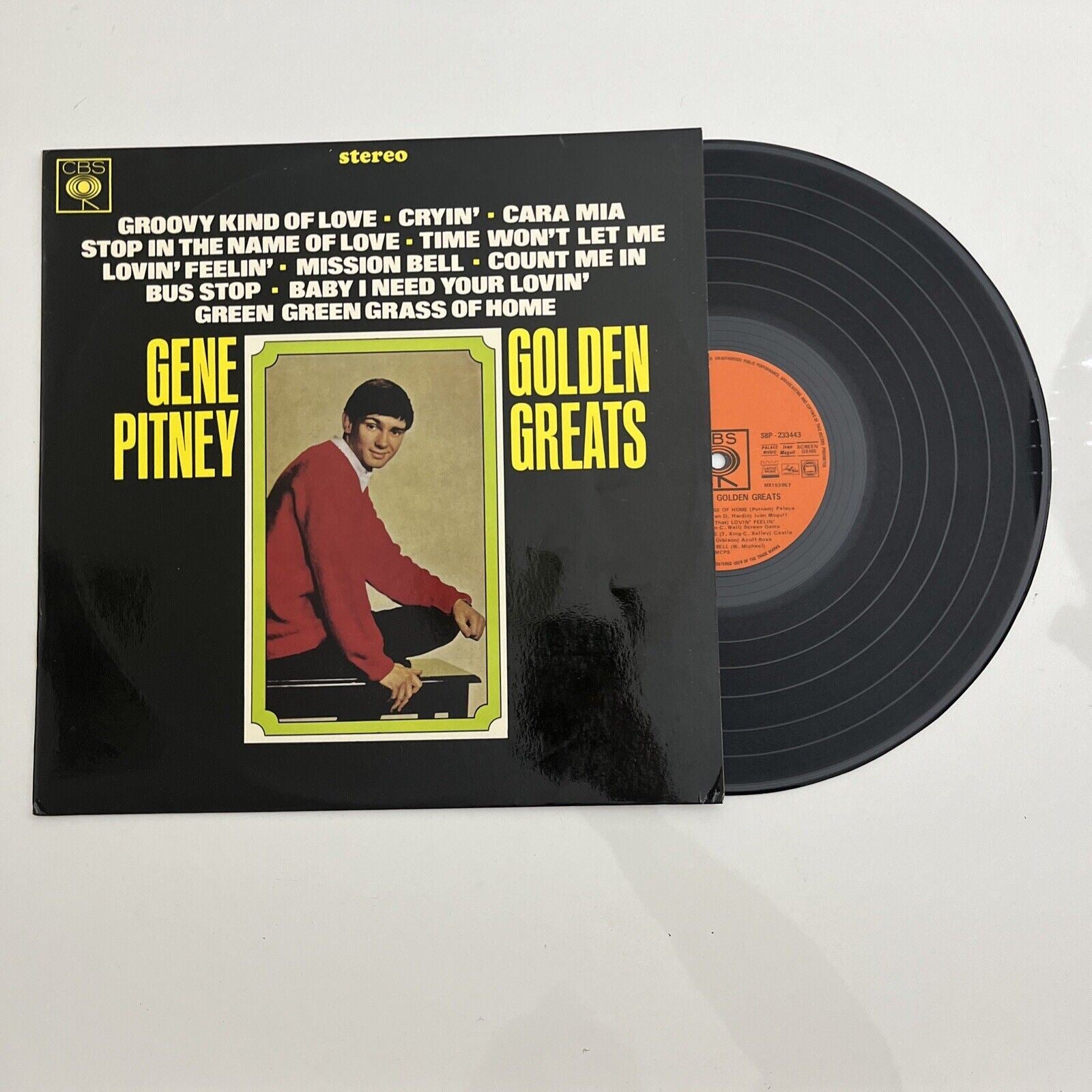 Gene Pitney – Golden Greats LP Vinyl Record SBP-233443 – Retro Unit