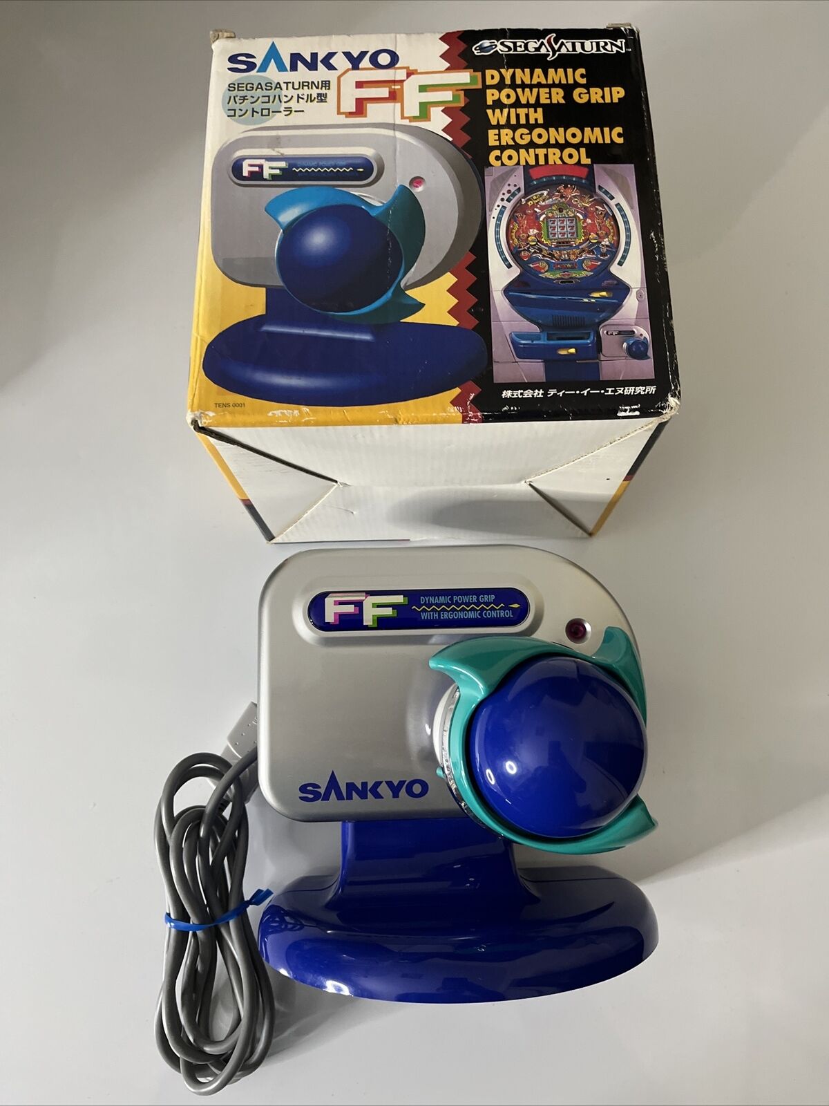 Sega Saturn Sankyo Pachinko Dynamic Power Grip Controller with Ergonom – Retro Unit