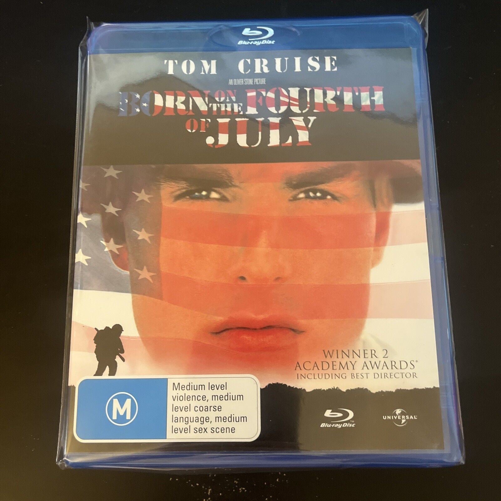 Born On The Fourth Of July (Blu-ray, 1989) Tom Cruise, NEW Region B ...