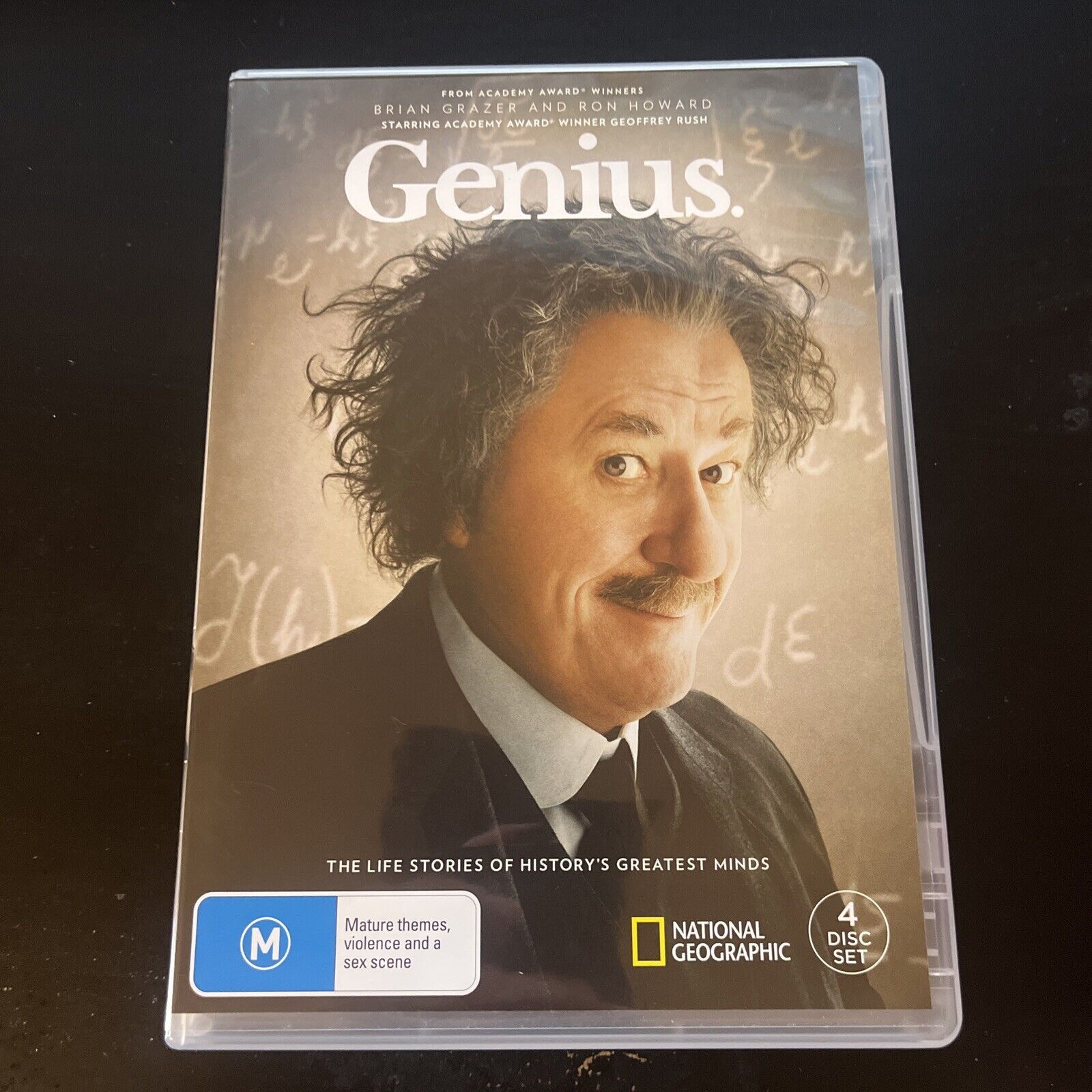 National Geographic: Genius (DVD, 2017, 4-Disc) Geoffrey Rush NEW Regi ...