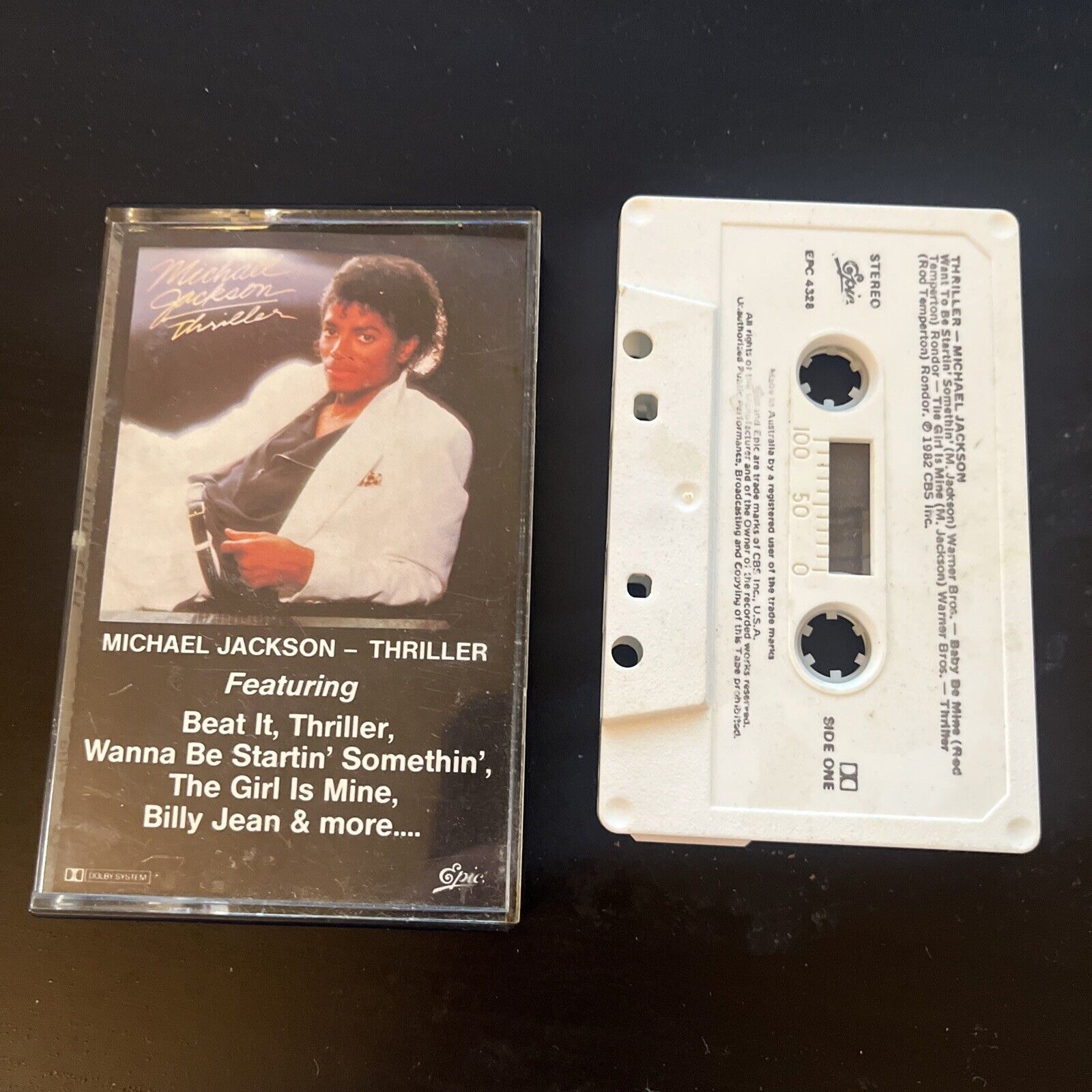 Michael Jackson - Thriller (Cassette, 1982) Epc 4328 – Retro Unit
