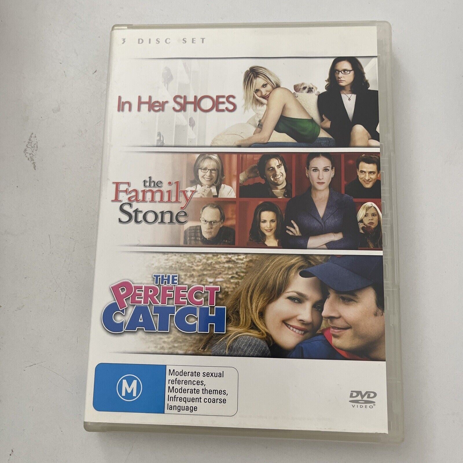 In Her Shoes / The Family Stone / The Perfect Catch DVD Region 4 NEW – Retro Unit