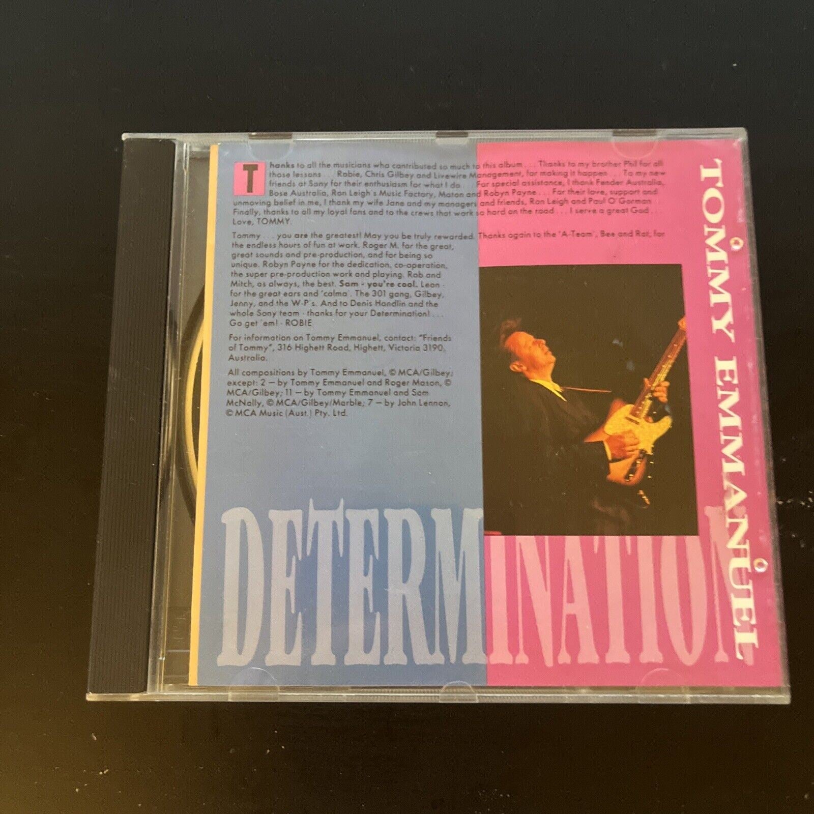 Tommy Emmanuel - Determination (CD, 1991) – Retro Unit