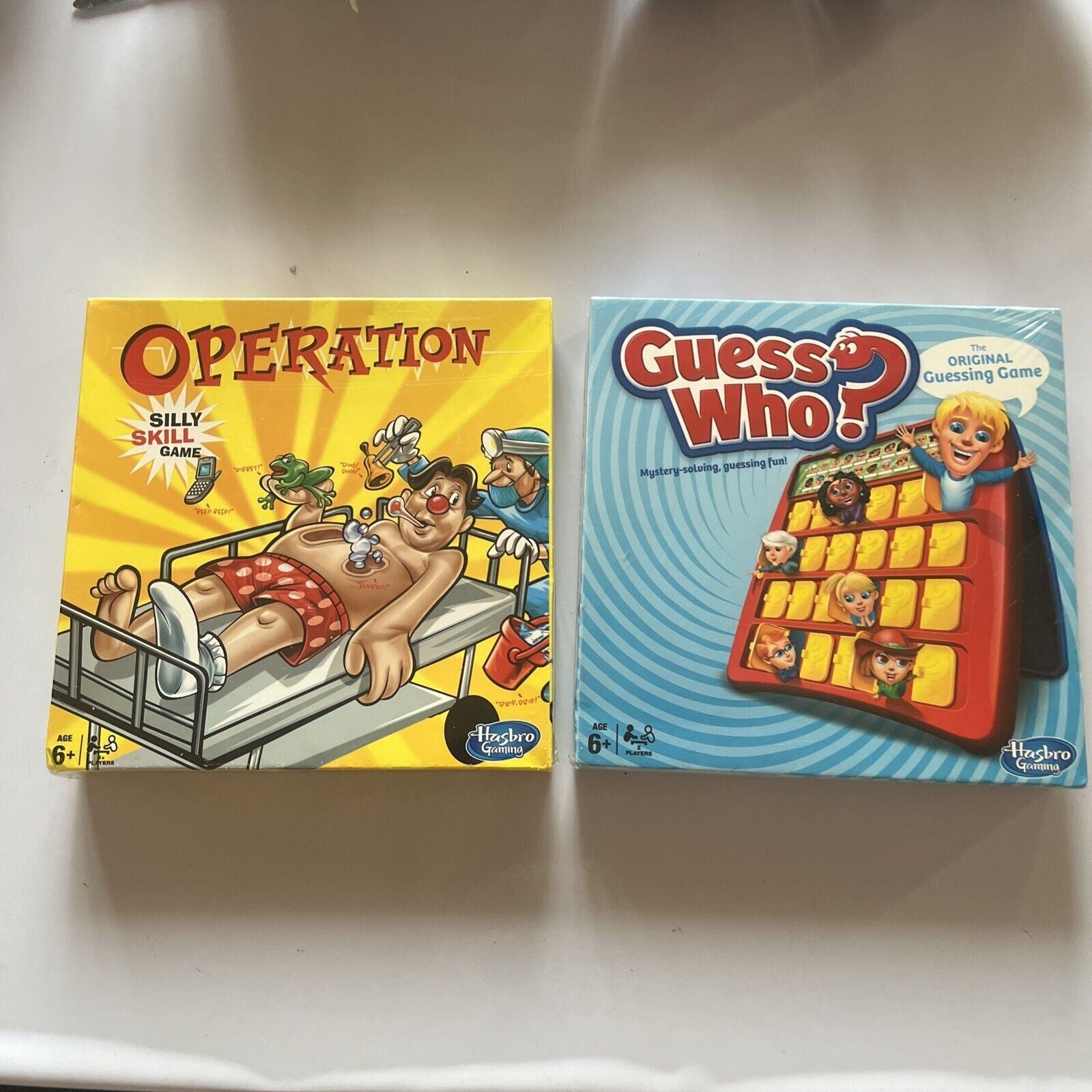*New Sealed* Operation Hasbro & Guess Who? Mini Board Game 2016 – Retro ...