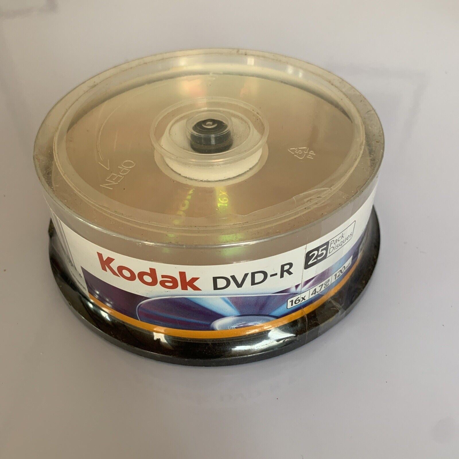 *New Sealed* Kodak DVD-R 25 Pack 16x 4.7GB 120min – Retro Unit