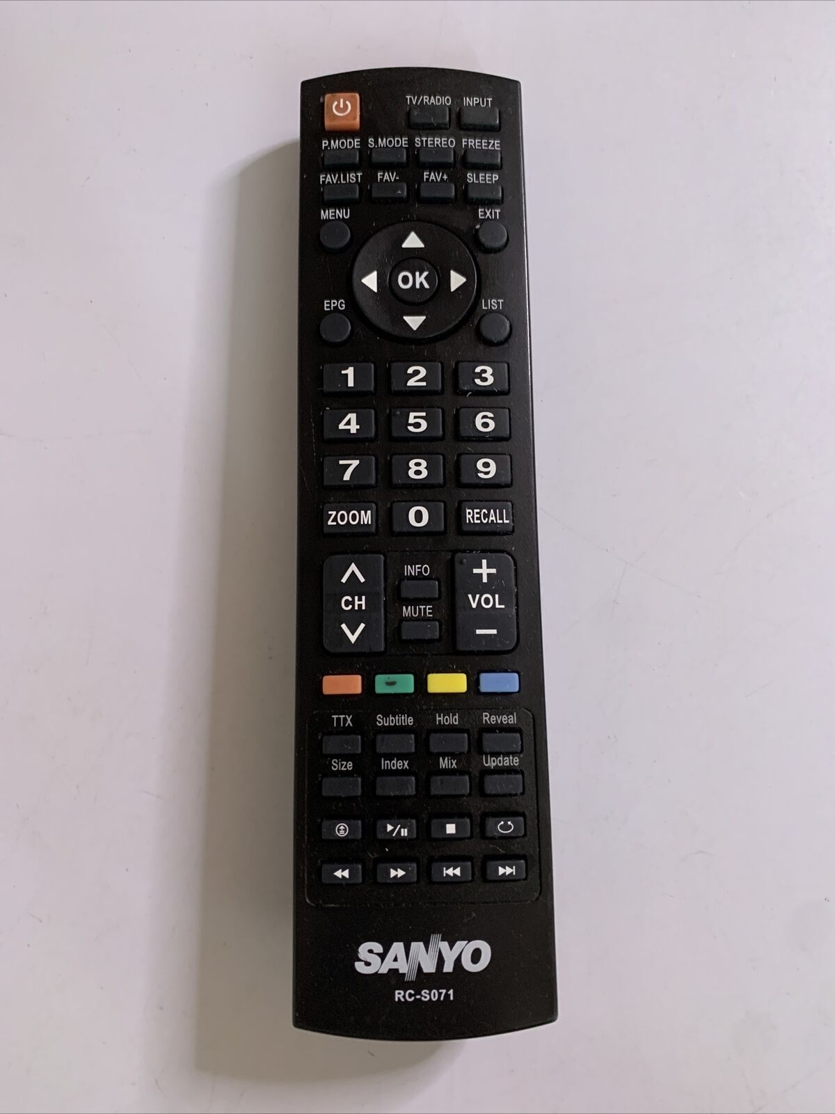 Genuine Sanyo RC-S071 Remote Control for Sanyo LCD TV – Retro Unit