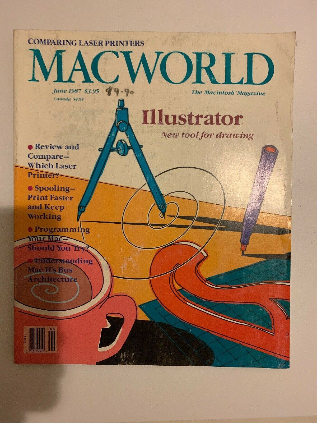 Macworld June 1987 The Macintosh Magazine Illustrator Vintage Apple ...