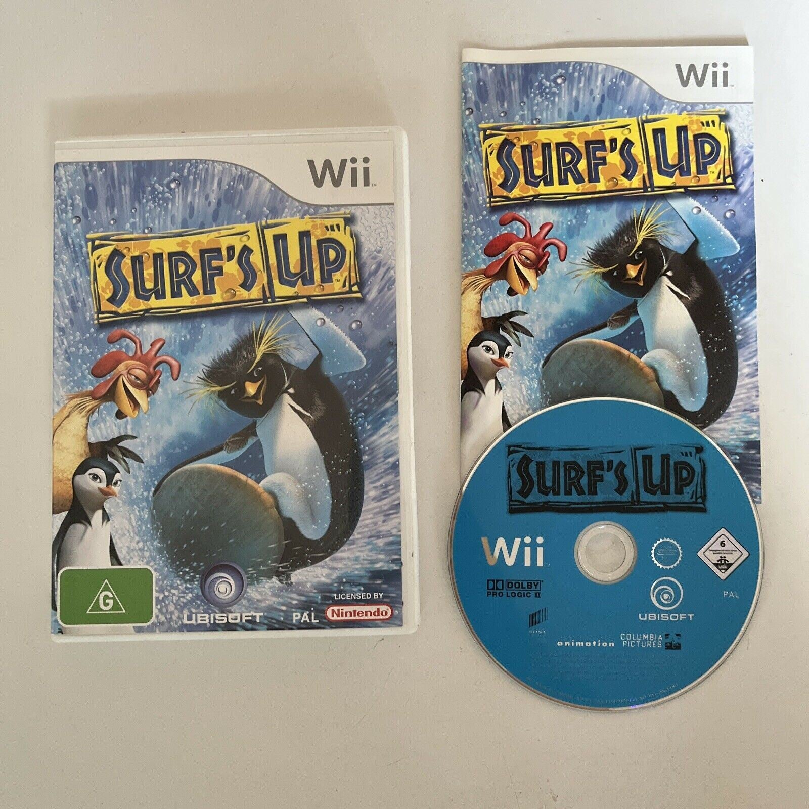Surf's Up Game - Nintendo Wii / Wii U PAL complete With Manual – Retro Unit
