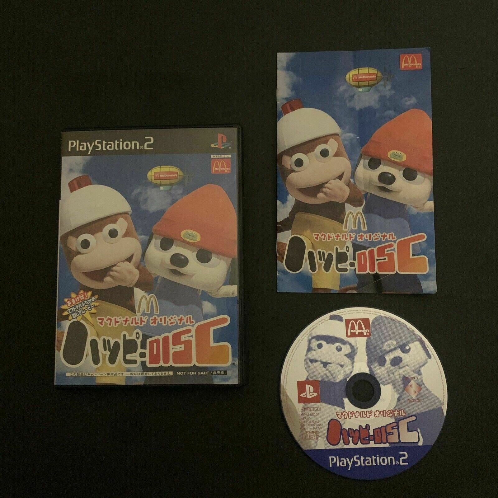 Official McDonald's Original Happy Disc - Sony PS2 Game NTSC-J Japan 2 ...