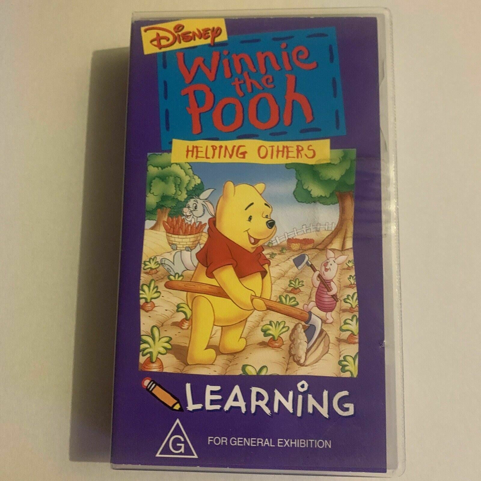 Disney Winnie The Pooh - Helping Others (VHS, 1997) PAL – Retro Unit