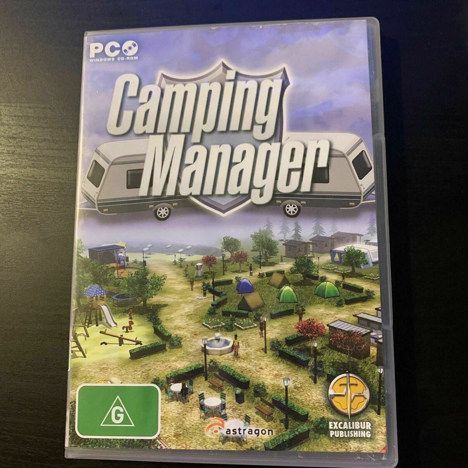 Camping Manager PC CDROM Windows Game – Retro Unit