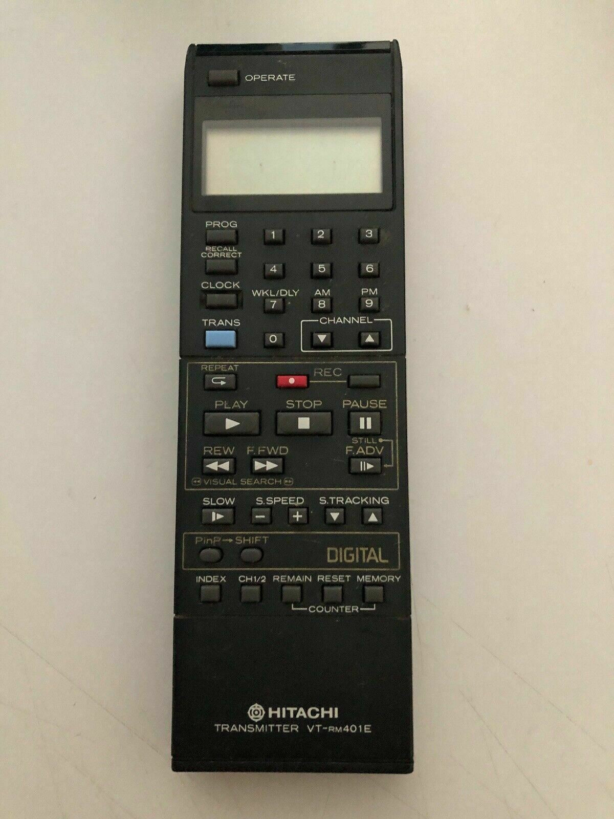 Genuine Original Hitachi Transmitter Remote Control Model: VT-RM401E ...