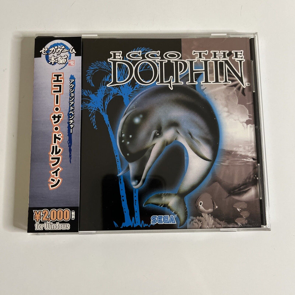 ECCO The Dolphin PC Windows Japanese Version Obi Complete – Retro Unit