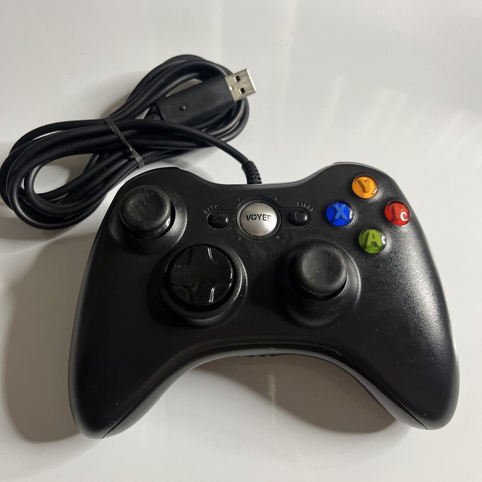 Voyee Xbox 360 Controller Wired USB for PC or Microsoft Xbox 360 HY-41 ...