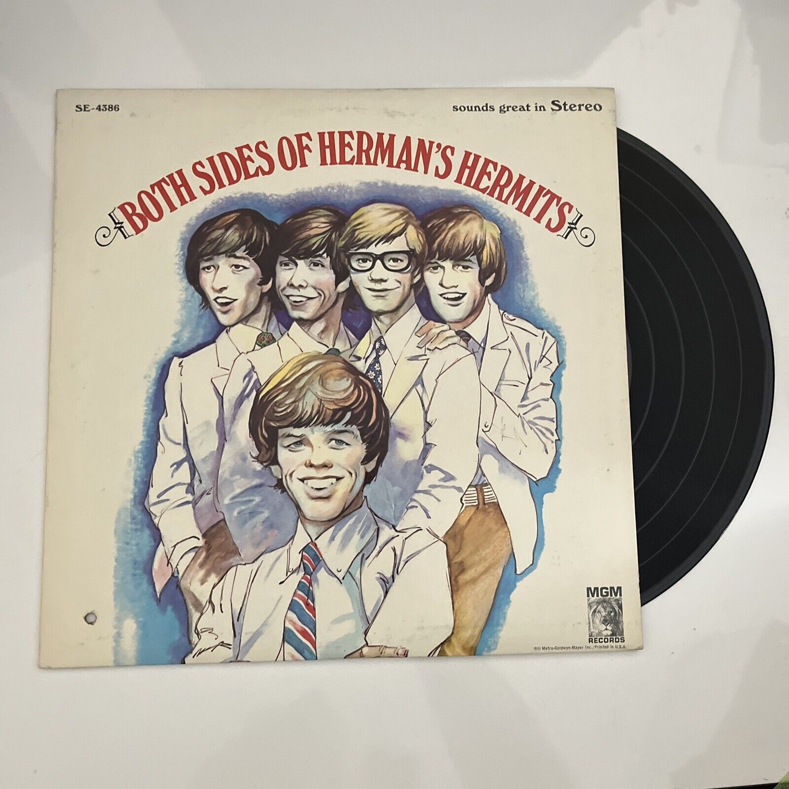 Both Sides Of Herman's Hermits 1966 LP Vinyl Record SE-4386 – Retro Unit