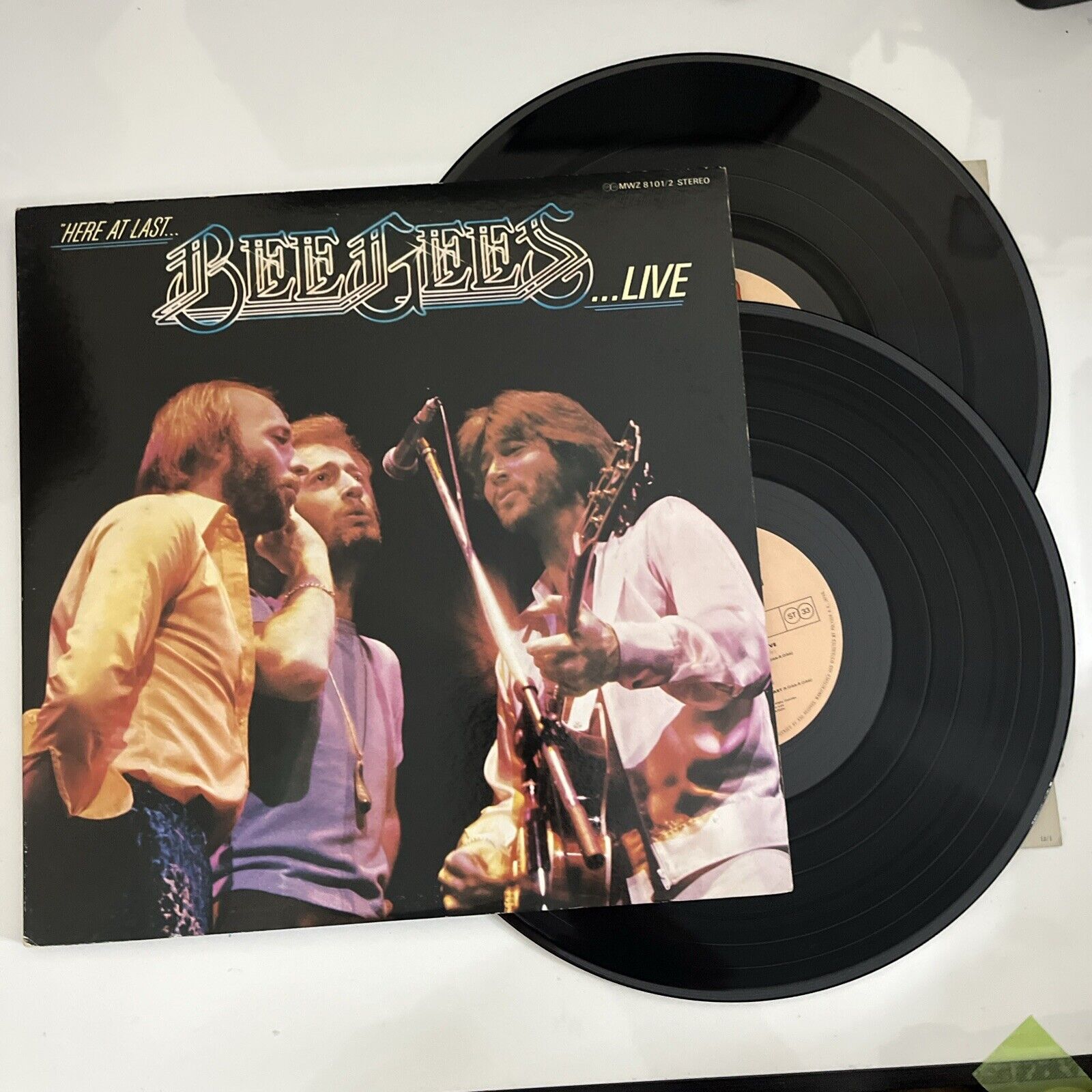 Bee Gees – Here At Last Live 1977 LP Vinyl Record Gatefold MWZ 8101 ...