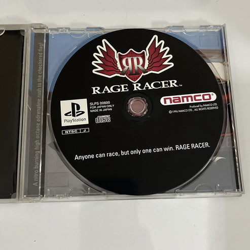 Rage Racer Sony PlayStation PS1 NTSC-J JAPAN Car Racing Game 1998 Comp ...