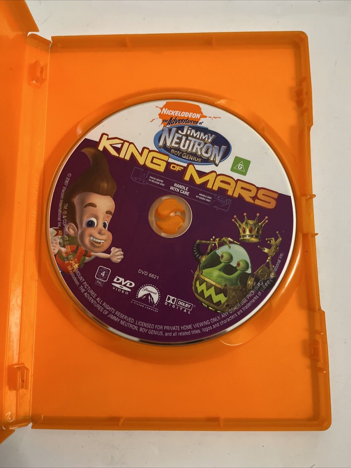 Jimmy Neutron King of Mars (DVD, 2005) Nickelodeon Animation Region 4 ...