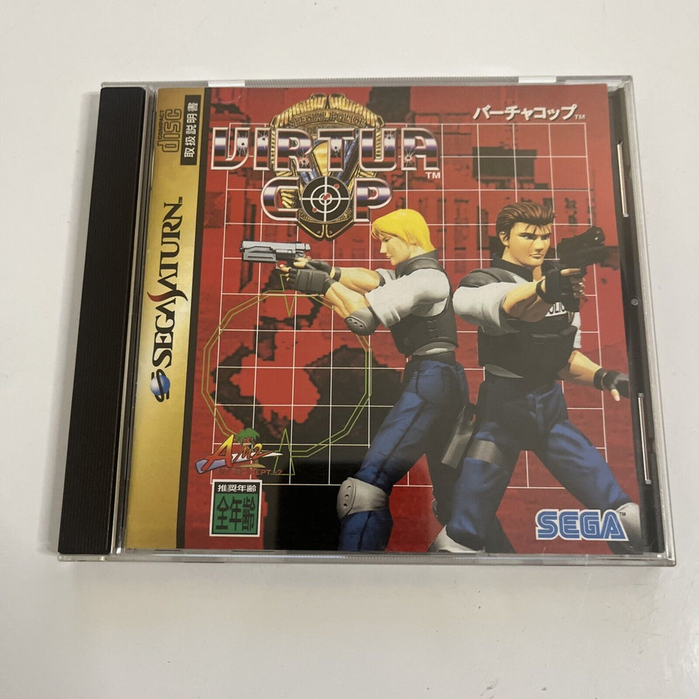 Virtua Cop 1 Sega Saturn SS NTSC-J JAPAN Shooter1995 Game – Retro Unit