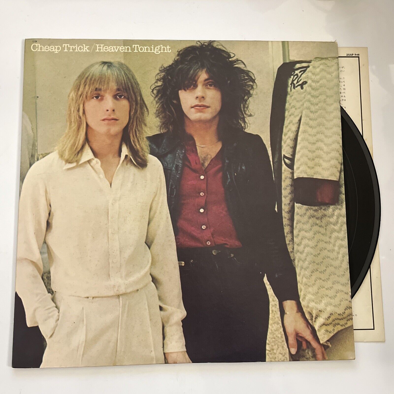 Cheap Trick – Heaven Tonight 1978 LP Vinyl Record Epic Records 25AP 94 ...