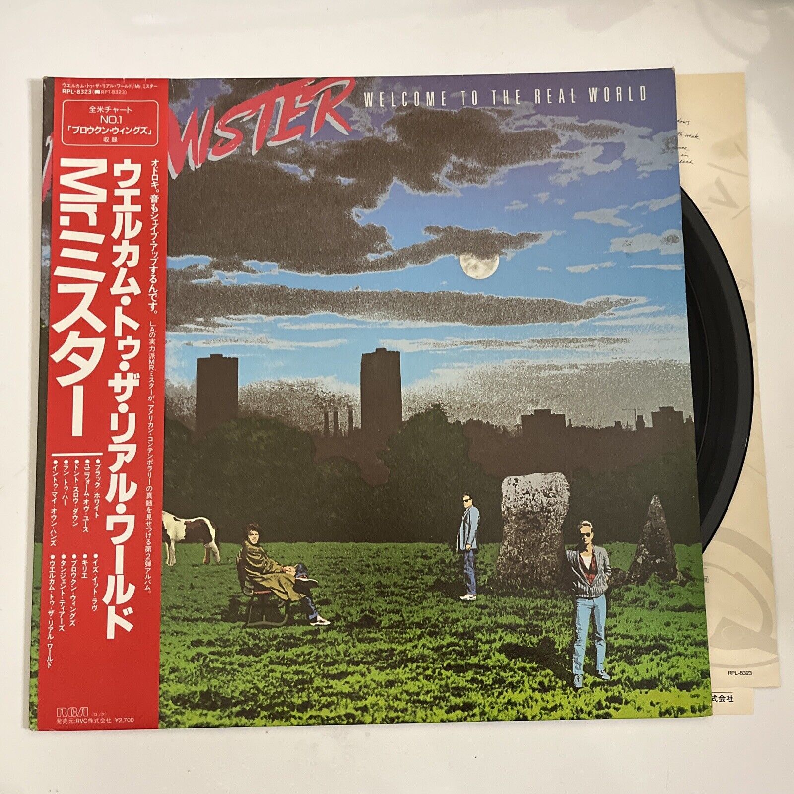 Mr. Mister – Welcome To The Real World 1985 LP Vinyl Record Obi Japan ...