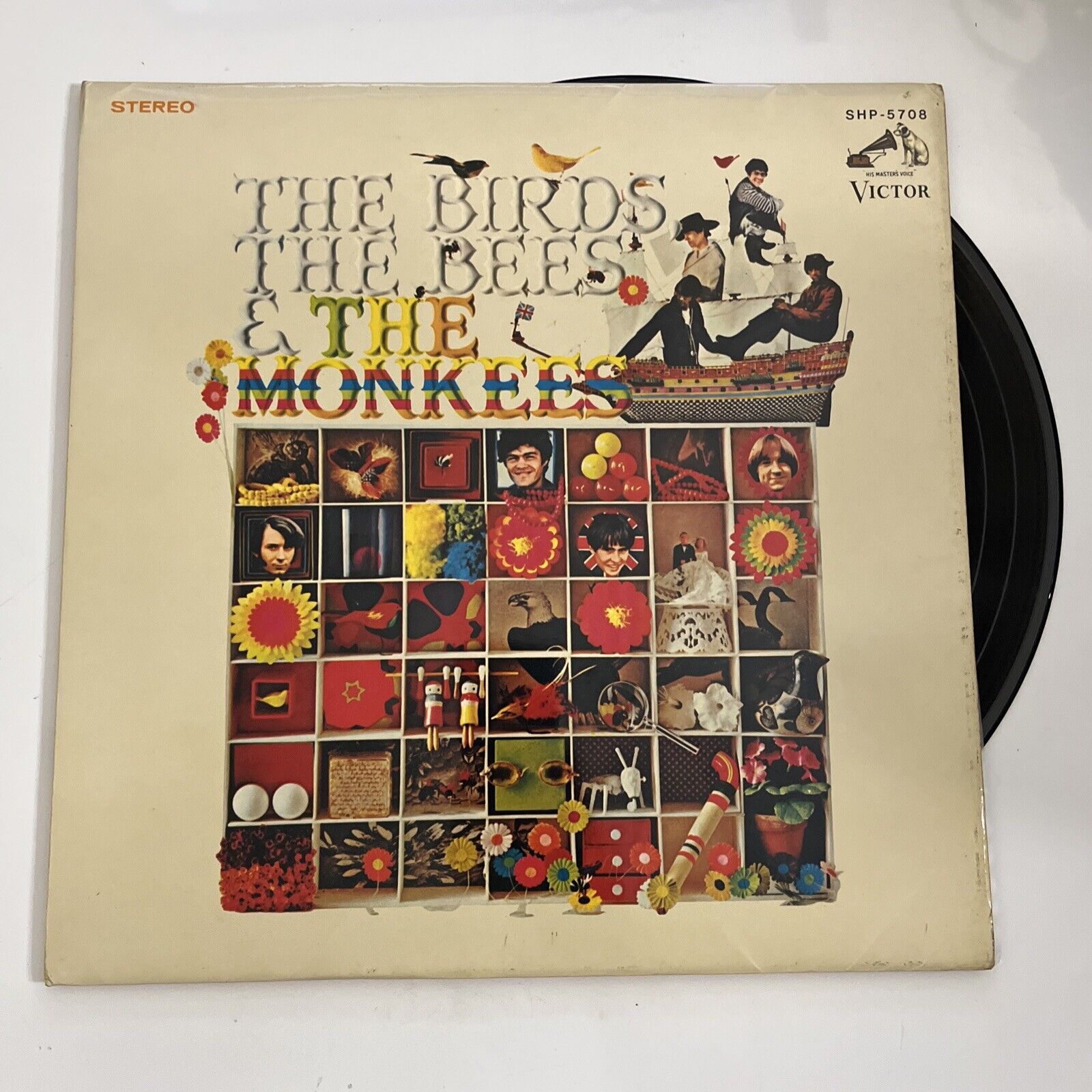 The Monkees – The Birds, The Bees & The Monkees 1968 LP Vinyl Record G ...