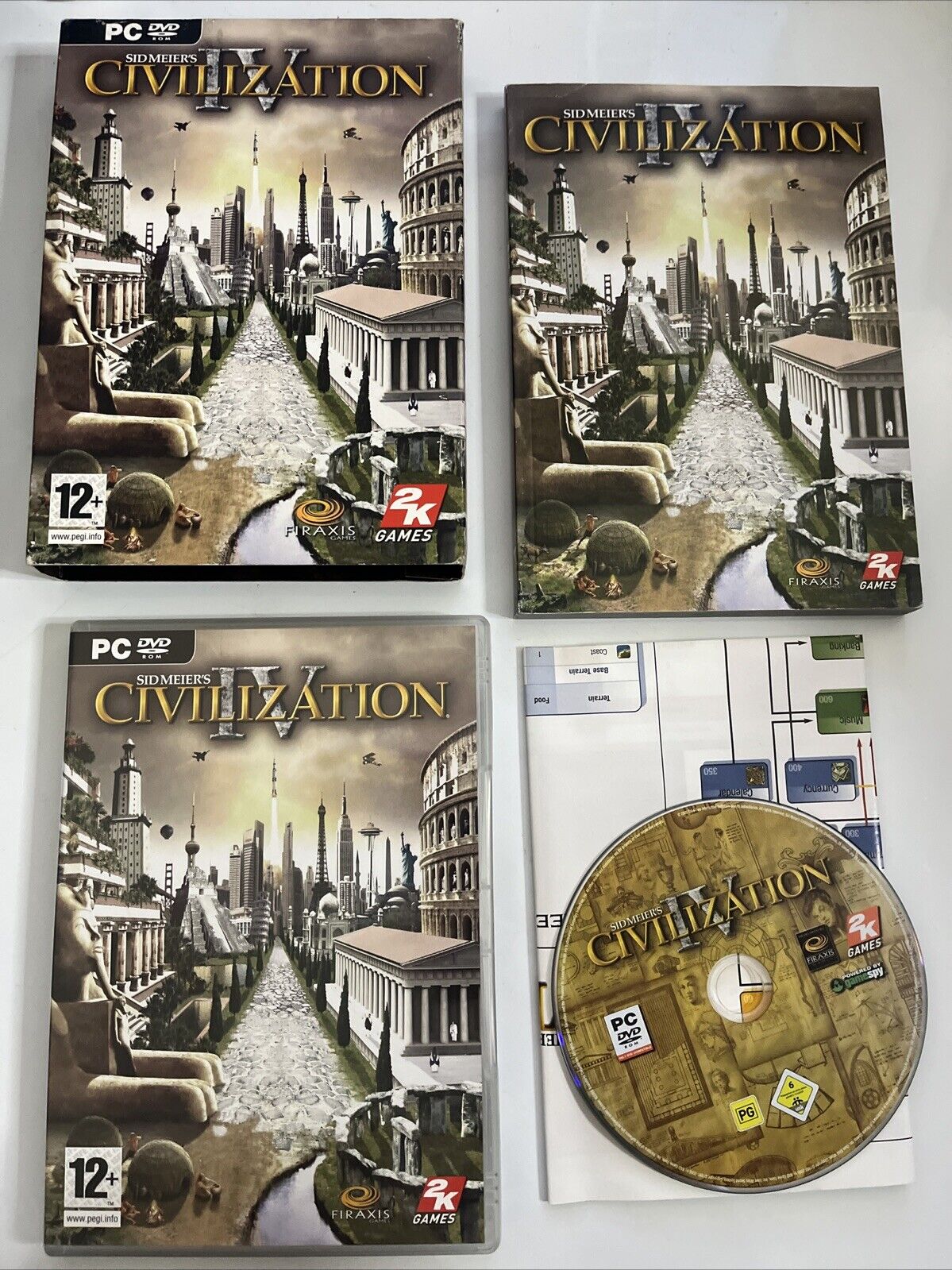 Sid Meier's Civilization IV PC Windows Game with Book 2005 Complete ...