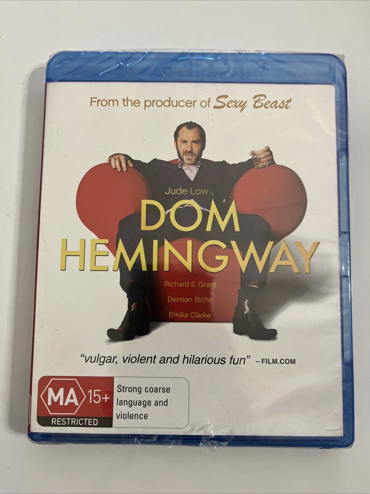 Dom Hemingway (Blu-ray, 2013) Jude Law All Regions NEW – Retro Unit