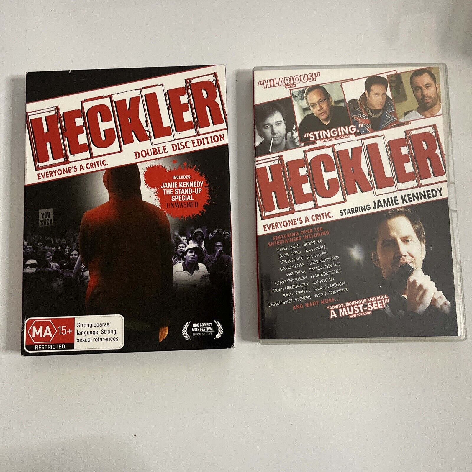 Heckler : Everybody's A Critic (DVD, 2007) Jamie Kennedy, Joe Rogan, B ...