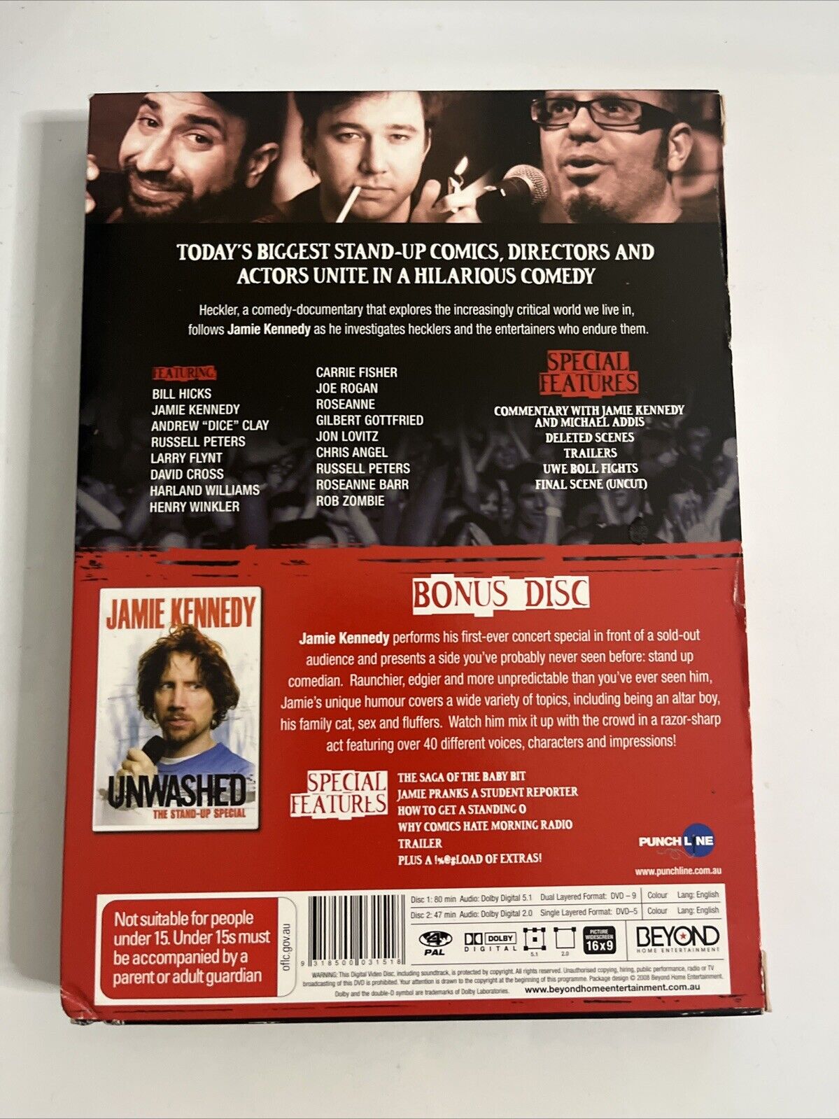 Heckler : Everybody's A Critic (DVD, 2007) Jamie Kennedy, Joe Rogan, B ...