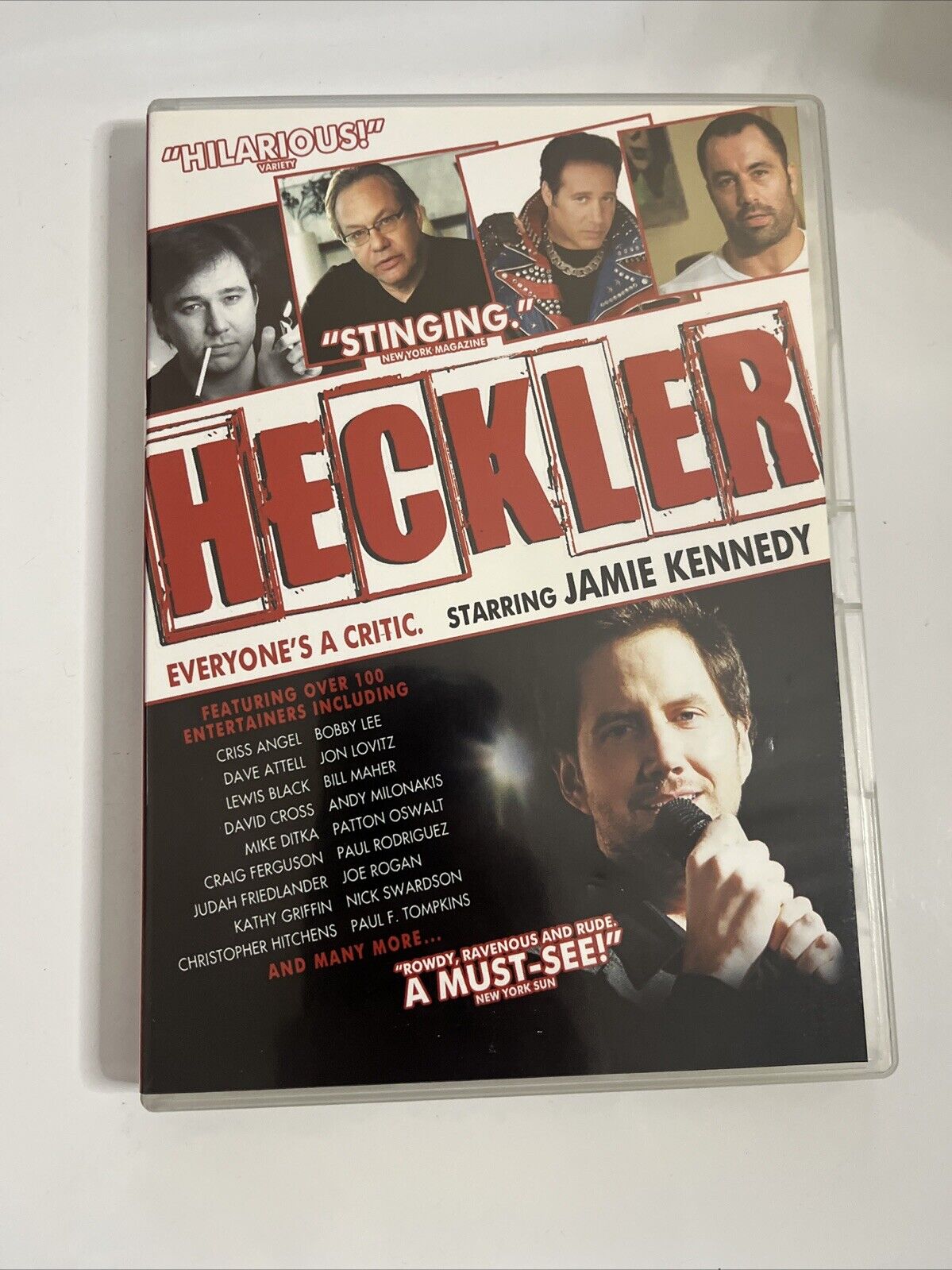 Heckler : Everybody's A Critic (DVD, 2007) Jamie Kennedy, Joe Rogan, B ...