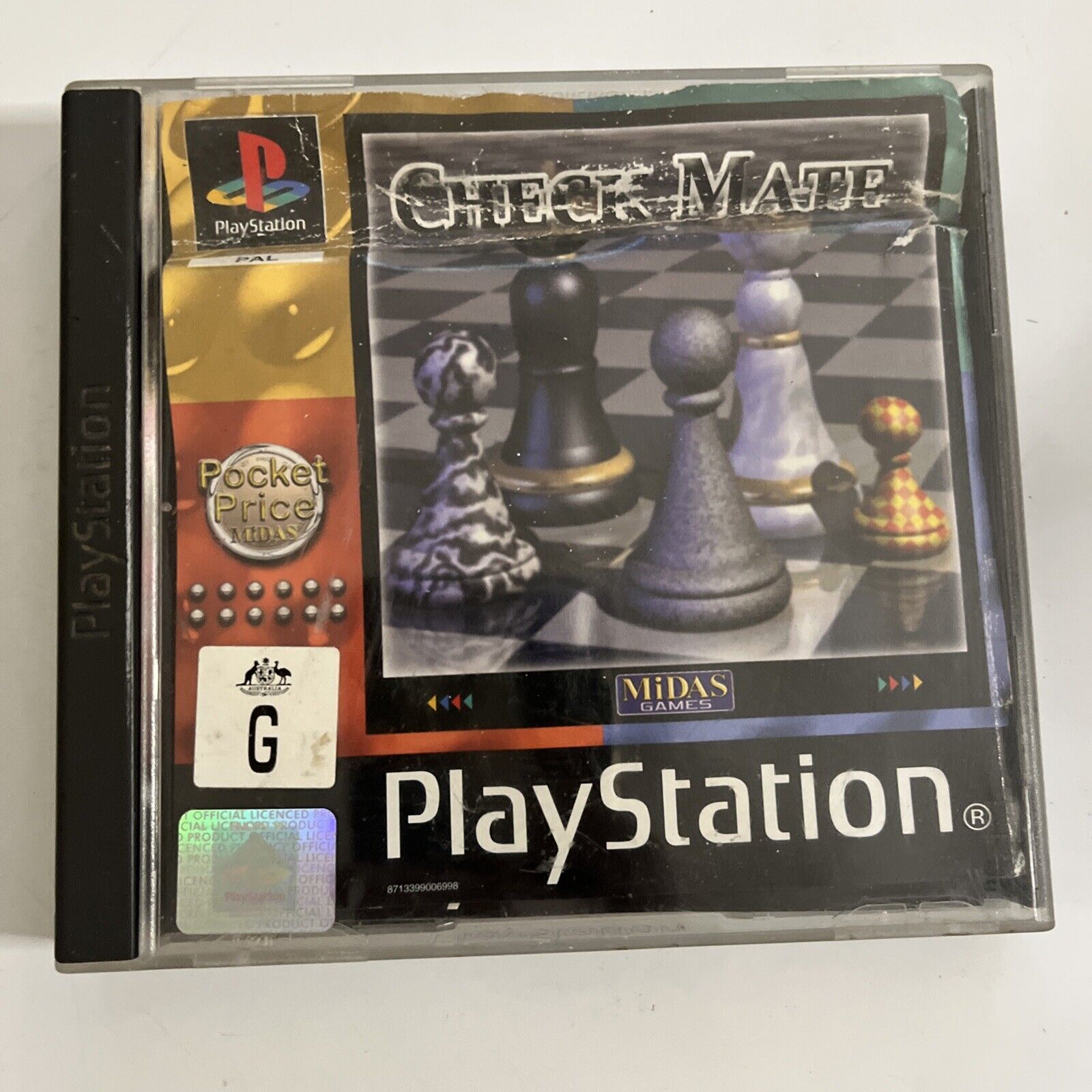 Checkmate PS1 Sony PlayStation 1 PAL Chess 2001 Game Complete – Retro Unit