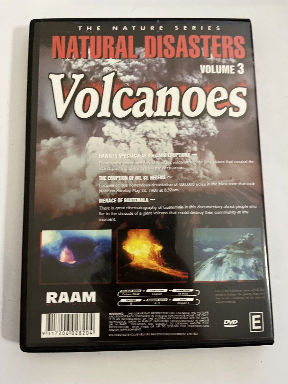 Natural Disasters Volcanoes (DVD) Region 4 – Retro Unit