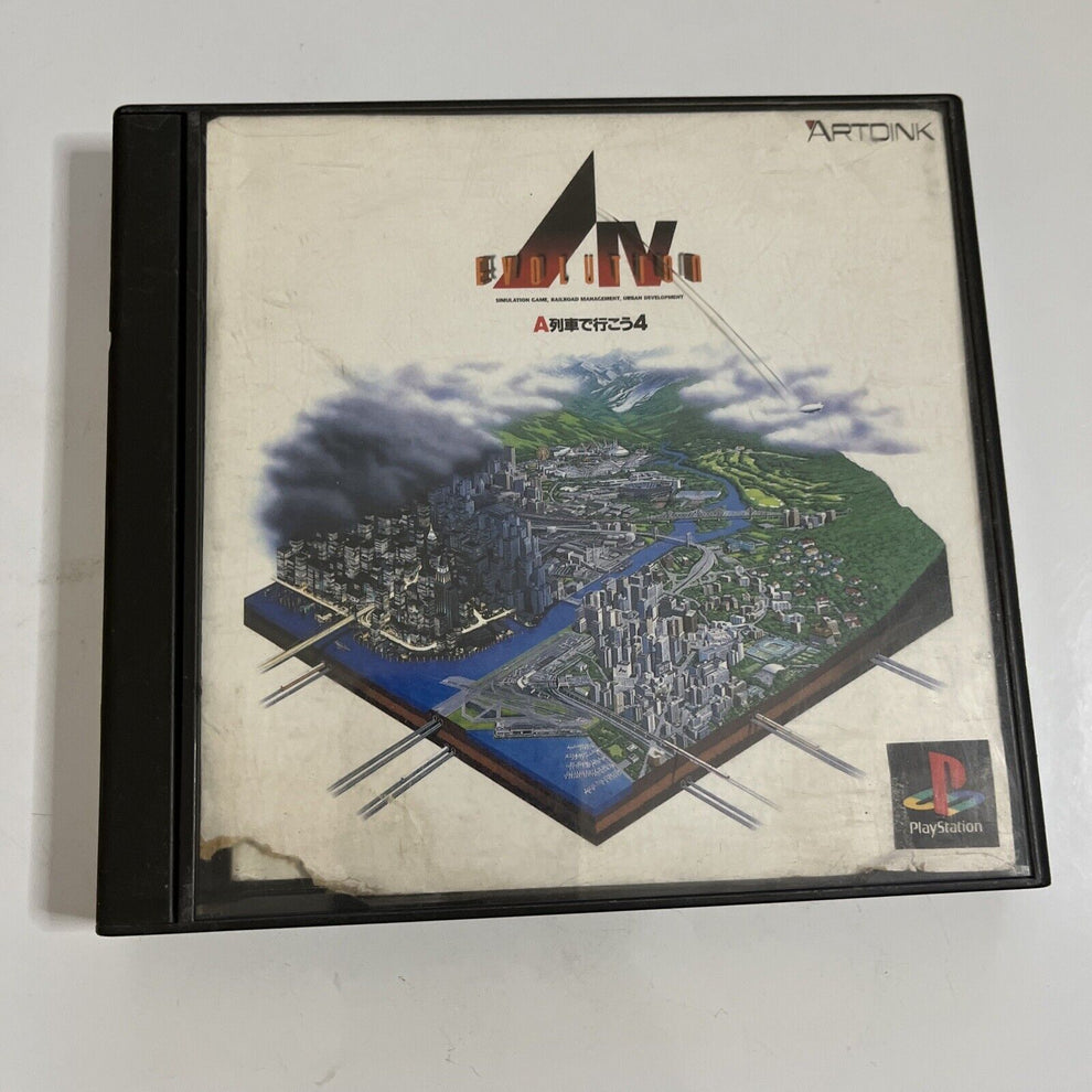 A IV Evolution PS1 PlayStation 1 NTSC-J JAPAN Sim City Train 1994 Game ...